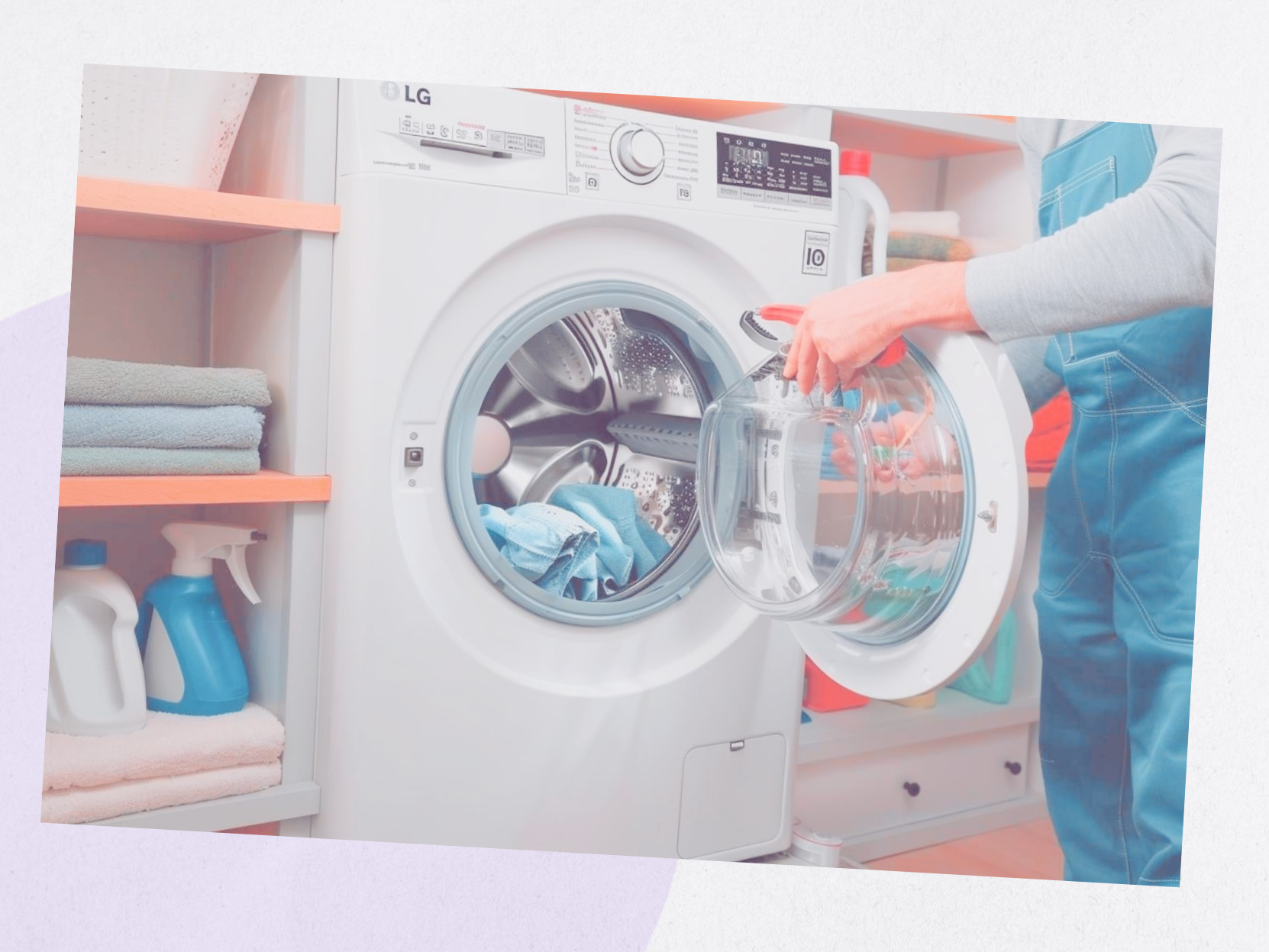 Réparation de lave-linge : réparer un hublot de machine LG